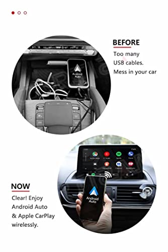 Smart World Company CP-AA Carplay Wireless dongle Adapter 2 in1 Android Auto and Apple Carplay