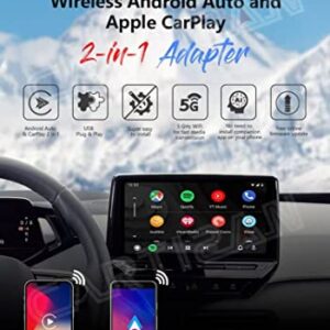 Smart World Company CP-AA Carplay Wireless dongle Adapter 2 in1 Android Auto and Apple Carplay