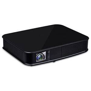 mumujj hotel projector, 4k indoor/outdoor movie projector support 200” screen dsiplay, home theater video projector