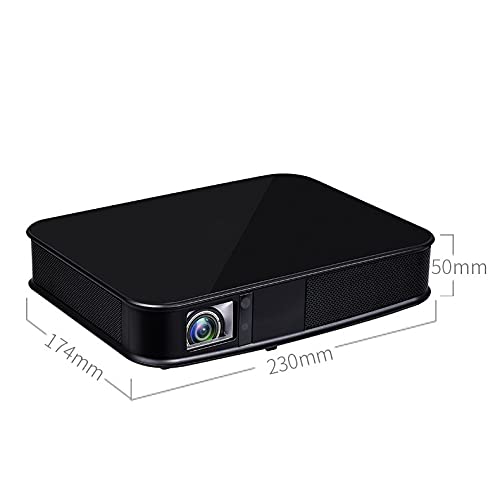 MUMUJJ Hotel Projector, 4K Indoor/Outdoor Movie Projector Support 200'' Screen Dsiplay, Home Theater Video Projector