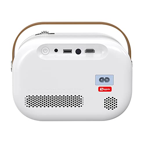 Tanggula Y1 Portable LED Projector + TV Box 2 in 1 , Real 1080P Full HD, Android 9.0 2GB+32GB Dual Band WiFi 2.4Ghz/5Ghz Free Voice Remote