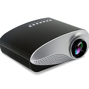 Viinice Projector for Home Theater Movie Video Portable LED Projector with HDMI-Compatible HD 1080P Built-in Speakers 4K Laser Projector with WiFi and Bluetooth