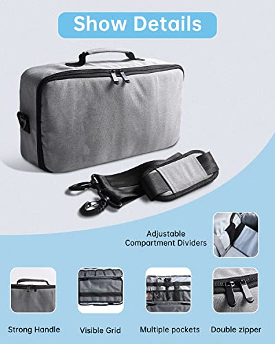 HISION Portable 1080P Projector with Projector Case(Include Projector and Projector Bag)