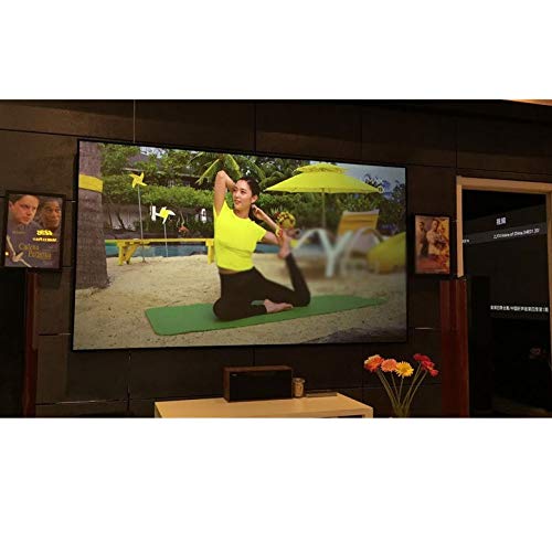 KJHD ZYZMH 2.35:1 Format 4K Thin Bezel Fixed Frame Projection Screen with Cinema Grey Frame Screen (Size : 150 inch)