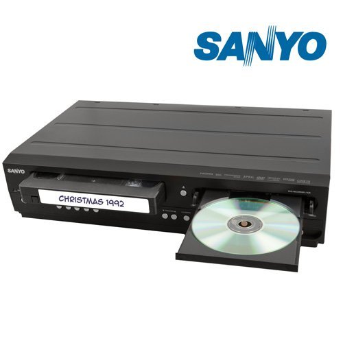 Sanyo DVD / VCR Recorder and Player Combo - 2-Way Recording - VHS to DVD, DVD to VHS (Renewed)