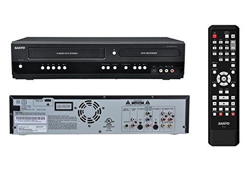 Sanyo DVD / VCR Recorder and Player Combo - 2-Way Recording - VHS to DVD, DVD to VHS (Renewed)