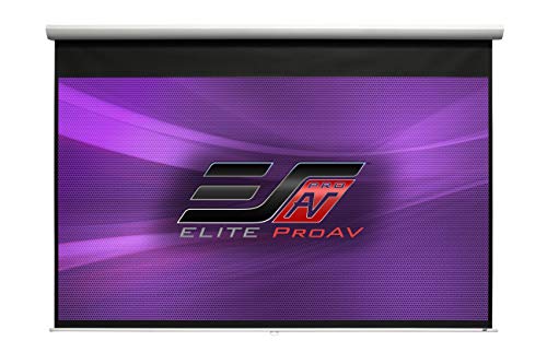 Elite Screens Manual Grande 2 Series, 180" Diag. 16:9, Manual Pull-Down Projection Screen, Office/Home/Movie Theater/Presentation, M180XWH2-G