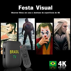 BETTER TV,BETTER LIFE!2023 IPTV Brazil Brasil TV New Version TV Box OS Android 8 System Multi Languages Supported HDMI 2.0 LAN Multi-Media Sharing Play 4K