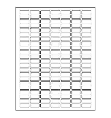 White Rectangular Labels + Bonus Color Labels - Value Pack - White Coding Labels Produce Excellent Results with Standard Laser Printer-Template Included! 1138 Pack