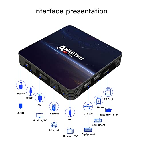 Android TV Box 11.0 4GB RAM 32GB ROM TV Box Android RK3318 Quad Core Ultra 3D 4K Support 2.4G 5.8G Dual WiFi Bluetooth 4.1 USB 3.0 100M Internet X88 PRO 10 Streaming Video Box