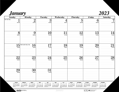 House of Doolittle 2023 Monthly Desk Pad Calendar, Economy, 22 x 17 Inches, January - December (HOD12402-23)