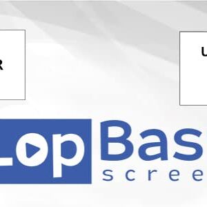 LopBast Screen Projector Screen with Stand 100-INCH Indoor Outdoor 4:3 1.2 Gain PVC Movie Projection Screen 4K 8K 3D Ultra HD HDR Wrinkle-Free Design for Home Theater Movie Theatre Cinema Office Game