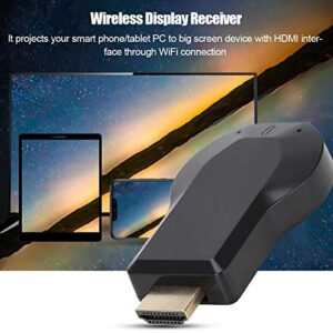 Wireless WiFi Display Dongle, 2.4G Wireless HDMI Display Adapter Receiver 1080P 4K Wireless WiFi Adapter Mirroring Screen Support for Miracast for DLNA for Airplay for Home Theater Game Video Meeting