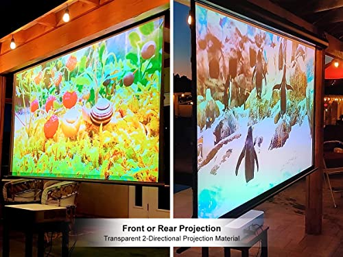 Elite Screens CineTension 2 WraithVeil Dual Projector Screen, 100-inch 16:9, Indoor Electric Motorized Automatic Front Rear Projection Movie Screen, TE100HR2-DUAL| US Based Company 2-Year Warranty