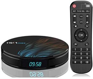 sofobod hk1max smart tv box, 4gb ram 64gb rom android 10.0 hd 4k 2.4g/5g dual wifi h.265 decoding set top box:hk1max 4d