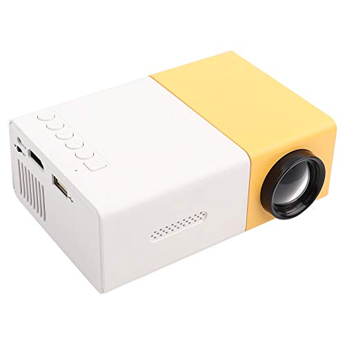 Portable Projector, Home Theater Mini Stylish Projector, 1080P HDMI for Movie(U.S. Standard (110V-240V))