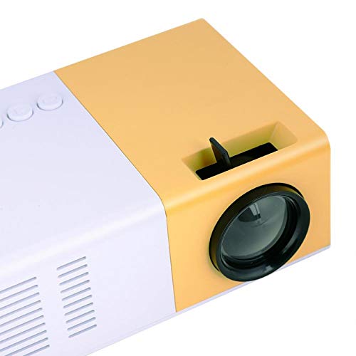 Portable Projector, Home Theater Mini Stylish Projector, 1080P HDMI for Movie(U.S. Standard (110V-240V))