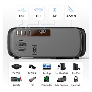 Full HD Projector 1080P WiFi LED Video Proyector TD97 Home Theater Android TVBOX 4K Projector Movie Cinema Phone Beamer ( Color : Multiscreen TVBox 4G )