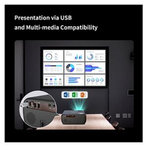 Full HD Projector 1080P WiFi LED Video Proyector TD97 Home Theater Android TVBOX 4K Projector Movie Cinema Phone Beamer ( Color : Multiscreen TVBox 4G )