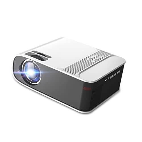 KUQIZ Projector W32 Mini Projector Full Hd 1080p Android 10 Support 4k Decoding Video Projector Led Beamer Home Theater for Phone Cinema (Size : Basic Version)