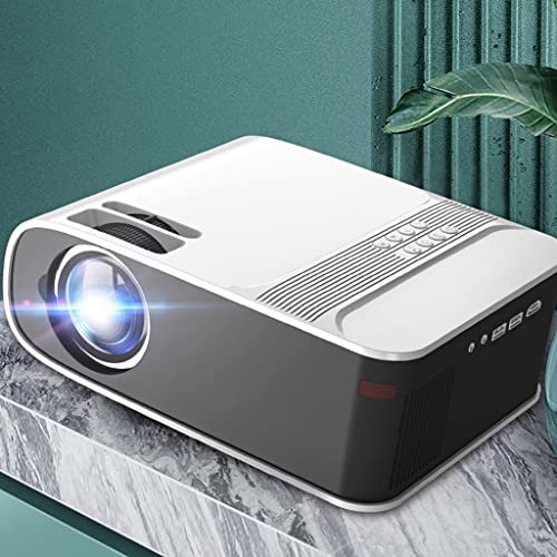 KUQIZ Projector W32 Mini Projector Full Hd 1080p Android 10 Support 4k Decoding Video Projector Led Beamer Home Theater for Phone Cinema (Size : Basic Version)