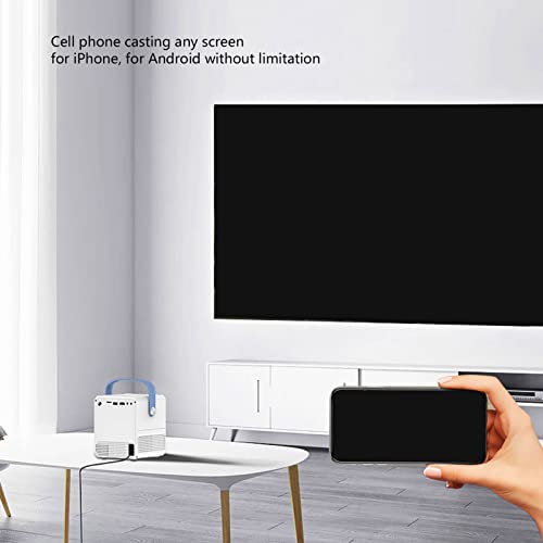 Mini Projector, 1080P HD 10000LM Portable Outdoor Projector Movie Projector with Remote Control, Home Theater Projector Video Projector for Smartphone TV