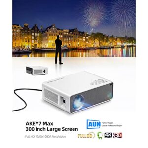 XXXDXDP Led Projector Full Videoprojecteur 7500 Lumens Projektor 4k Video Beamer Mobile Phone Projetcor for Home Cinema