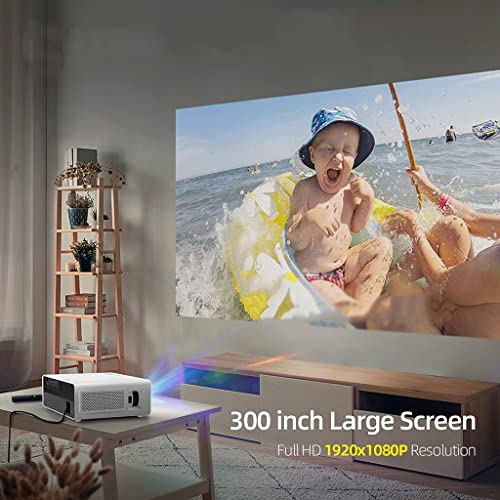 XXXDXDP Led Projector Full Videoprojecteur 7500 Lumens Projektor 4k Video Beamer Mobile Phone Projetcor for Home Cinema