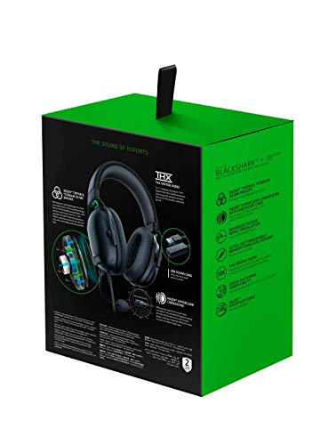 Razer BlackShark V2 - USB Soundcard , Esports Gaming Headset, 50mm Driver Cable, Noise Reduction, for PC, Mac, PS4, Xbox One and Switch