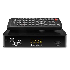 digital converter, ematic digital tv converter box with recording, playback, & parental controls [ at103b ]