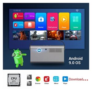 Smart WiFi Portable Video LED Full HD 1080P Mini Projector 4K 3D 300 inch Cinema Smartphone