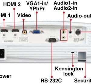 Optoma HD25e 1080p 2800 Lumen Full 3D DLP Home Theater Projector with HDMI