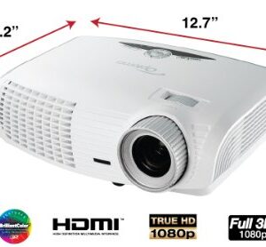 Optoma HD25e 1080p 2800 Lumen Full 3D DLP Home Theater Projector with HDMI