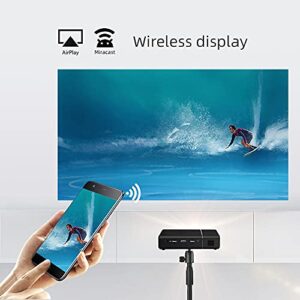 Viinice Full HD 1080P 3D Android Smart WiFi Laser Beamer 300Inch Portable Mini Projector Proyector for Smartphone 4K Cinema 4K Laser Projector with WiFi and Bluetooth