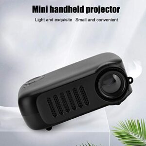 Mini Handheld Projector,Mini Portable Projector Household Projector (Black)