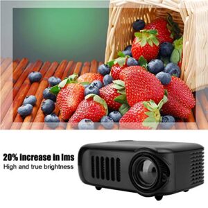 Mini Handheld Projector,Mini Portable Projector Household Projector (Black)