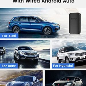 Wireless Android Auto Car Adapter CarlinKit A2A Dongle for Cars only Support Original Wired Android Auto, Instant Connection- Easy Setup- 5 GHz WiFi- GPS Navigation Fast Transmission…