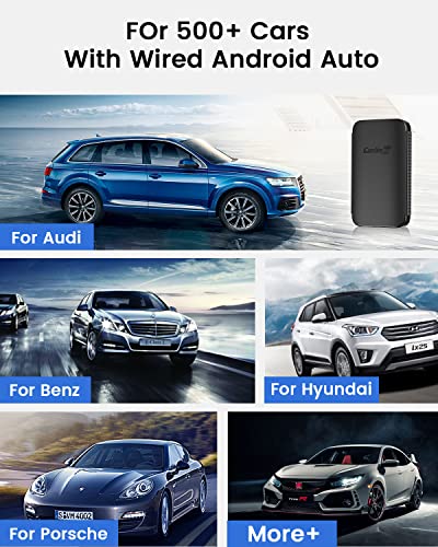 Wireless Android Auto Car Adapter CarlinKit A2A Dongle for Cars only Support Original Wired Android Auto, Instant Connection- Easy Setup- 5 GHz WiFi- GPS Navigation Fast Transmission…