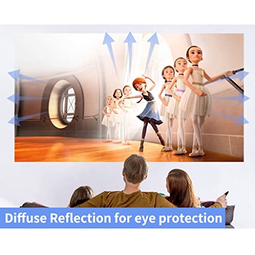 GXBPY Home Projector Video Movie Beamer System Wireless Full 1080P Native Resolution Home Theater Projector