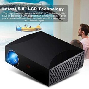 NIZYH HD 4K Projector Office HD Mobile Conference Wall Watching Movie Home Theater Projector