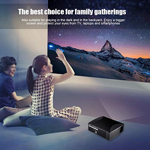 NIZYH HD 4K Projector Office HD Mobile Conference Wall Watching Movie Home Theater Projector