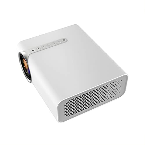 DROOS LED with USB 1080P HD Projector for Home Theater System YG530 Portable Movie Video Player (Size : YG520 White) (Size :(projectors)