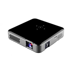 ldchnh s350 mini dlp projector smart tv android 9.0 pico protable 1080p outdoor 4k cinema for smartphone (color : e)