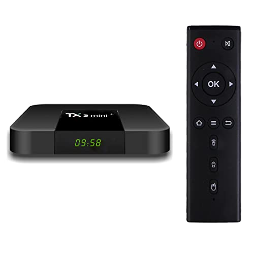 Android 11.0 TV Box, TX3 Mini Plus RAM 4GB ROM 64GB Quad Core Amlogic S905W2 Google Certified Ultra 4K HDR AV1 Dual Band WiFi 2.4G/5.8G BT 4.2 Home Smart X88 Streaming Media Player