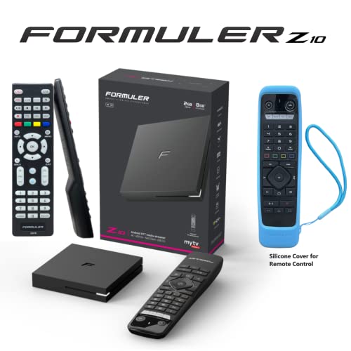 Formuler Z10 Android 10 Dual Band 5G LAN 2GB Ram 8GB ROM 4K + Bonus Silicone Case for Remote Control+ Bonus Formuler Remote (02f9)