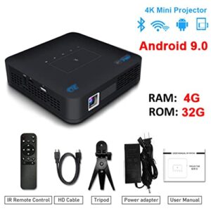 KXDFDC P15 Mini DLP Projector -Compatible Pocket Video Beamer Portable Android Home Theater 3D Proyector