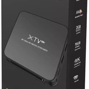 2023 DESI TV MEELO+ XTV SE2 Android 11 Set Top Box with M3U, Stalker, MyTVOnline, 2GB/16GB, Dual Band WiFi, Full 4K Ultra HD - Faster Than MAG 524w3 & Formuler Boxes, Supports 6000+ IPTV Channels