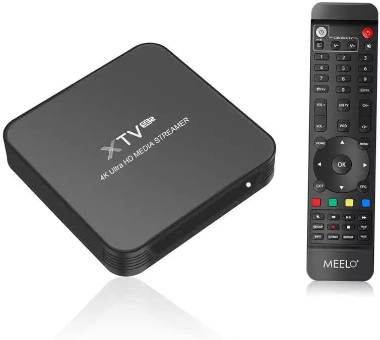 2023 DESI TV MEELO+ XTV SE2 Android 11 Set Top Box with M3U, Stalker, MyTVOnline, 2GB/16GB, Dual Band WiFi, Full 4K Ultra HD - Faster Than MAG 524w3 & Formuler Boxes, Supports 6000+ IPTV Channels