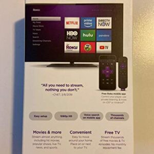 Roku Express HD 1080p Digital Streaming Media Player, 3900RW