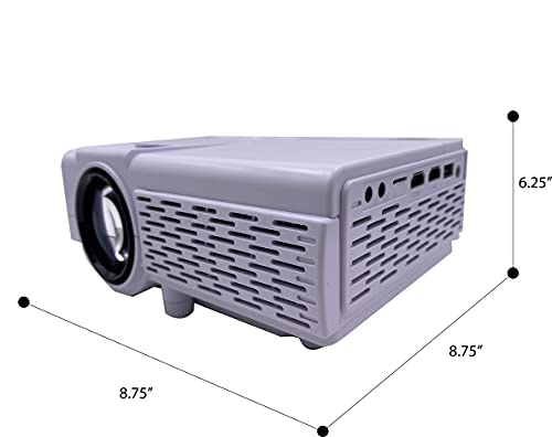 RCA Bluetooth Enabled Home Projector, HD, LED, White